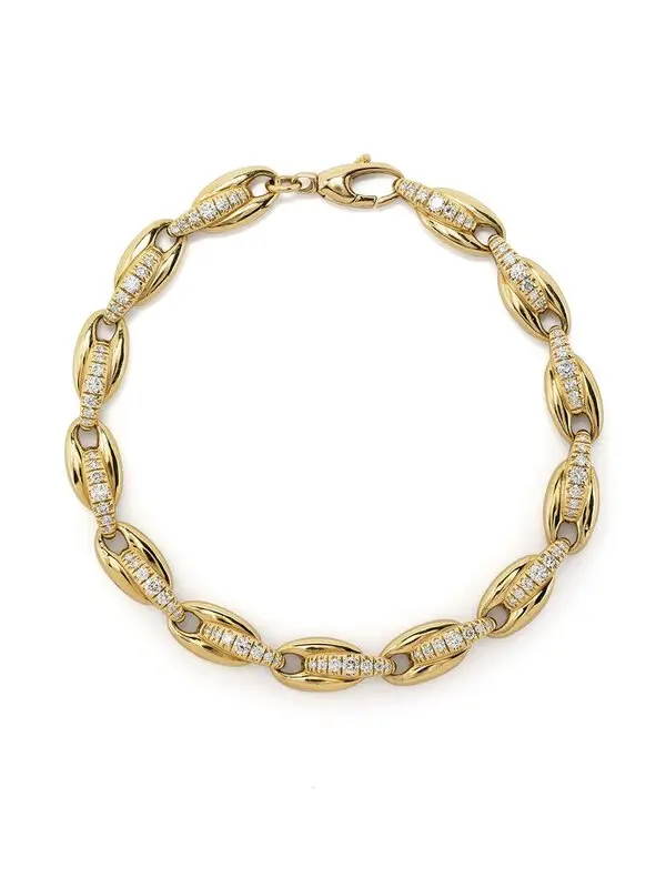 Melissa Kaye 18kt Yellow And Diamond Bracelet - Gold