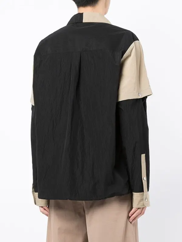 PORTS V Detachable-sleeve Shirt Jacket