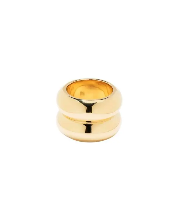 UNCOMMON MATTERS Breve Double-band Ring - Gold