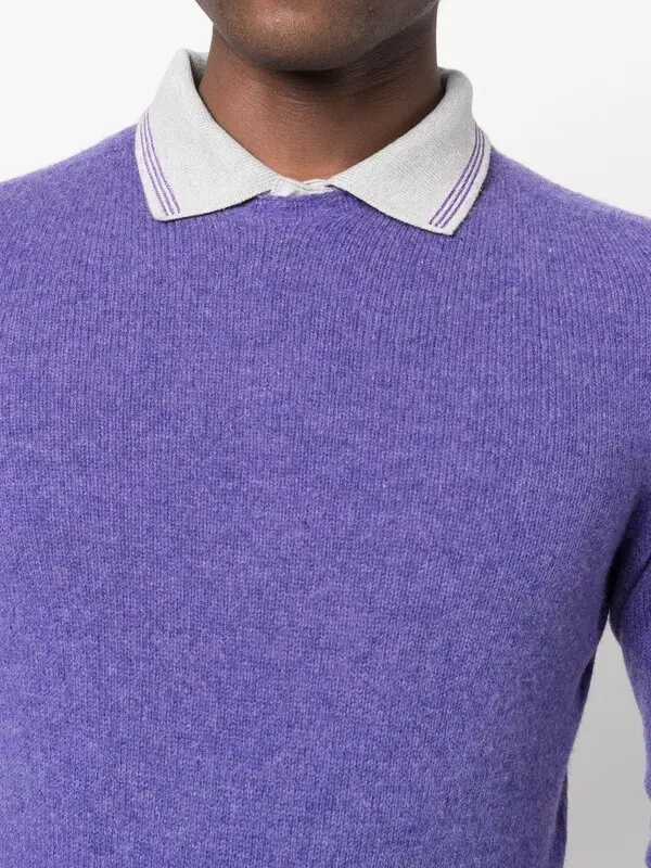 Jacob Cohen Polo-collar Cotton Sweatshirt