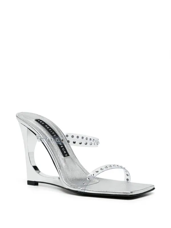 Les Petits Joueurs Lucas 110mm Crystal-embellished Sandals