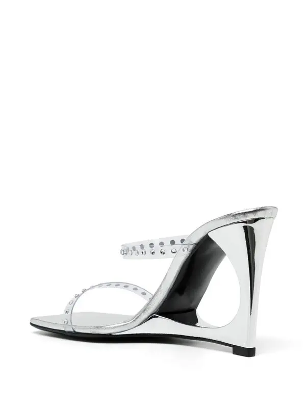 Les Petits Joueurs Lucas 110mm Crystal-embellished Sandals