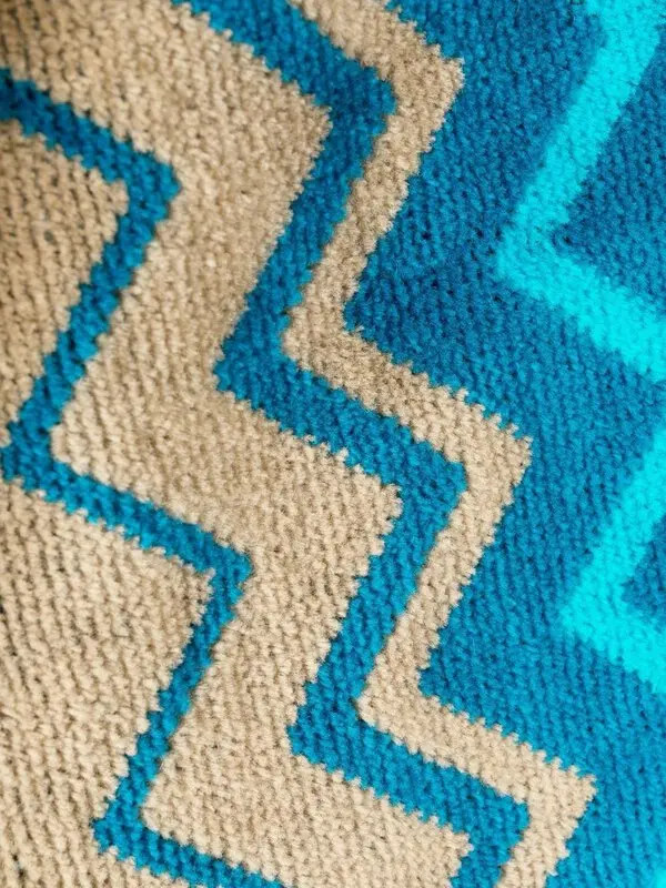 Missoni Giacomo Belted Hooded Bathrobe - Blue