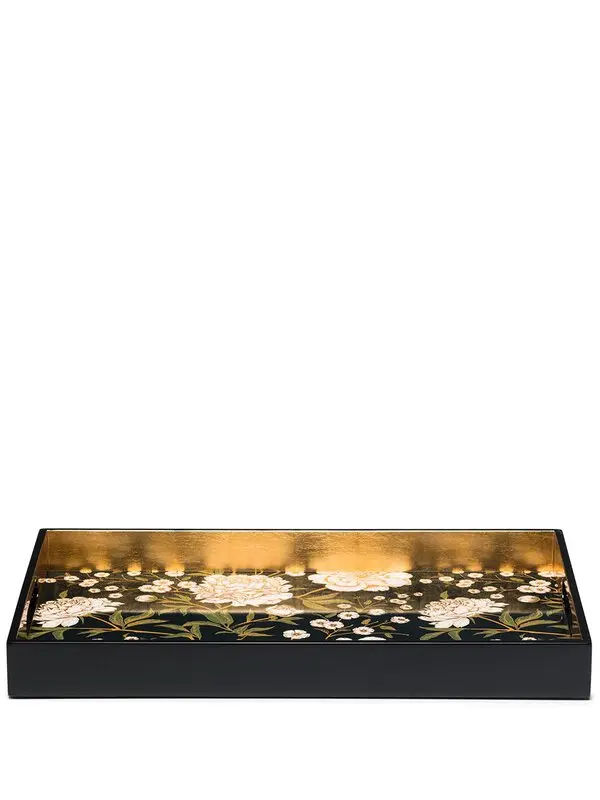 LES-OTTOMANS Lacquered Table Tray L40xcm X W25cm