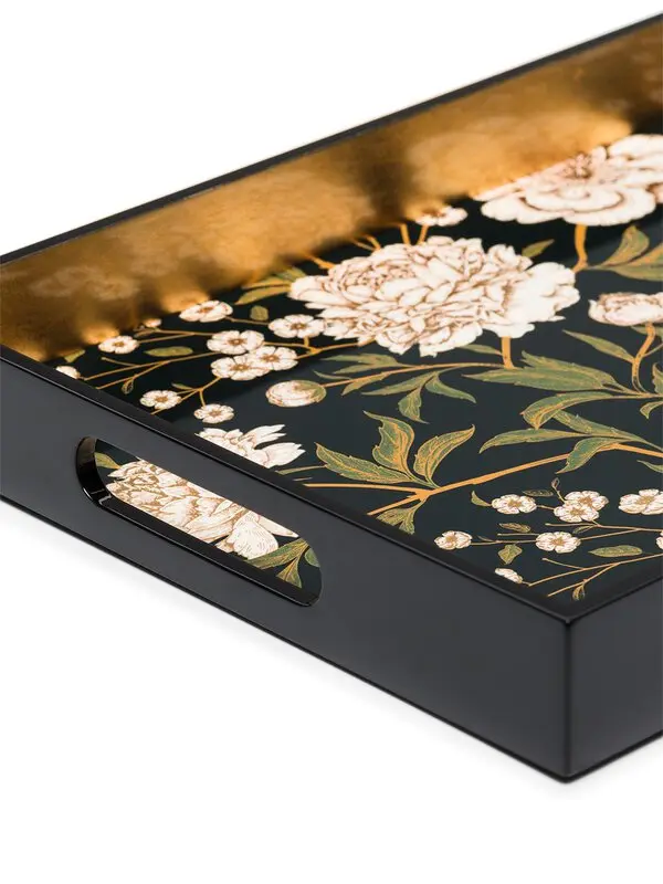 LES-OTTOMANS Lacquered Table Tray L40xcm X W25cm
