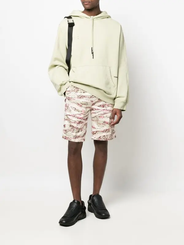 DIESEL® Camouflage Print Cotton Blend Shorts