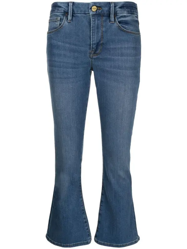 FRAME Low-rise Flared Jeans