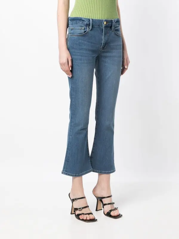 FRAME Low-rise Flared Jeans