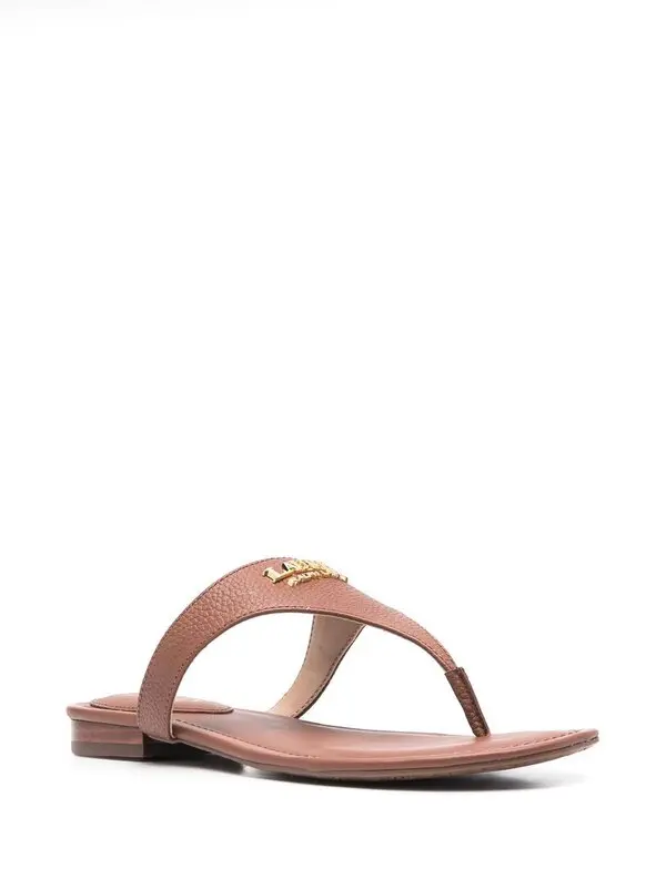 Ralph Lauren Logo-print Leather Sandals
