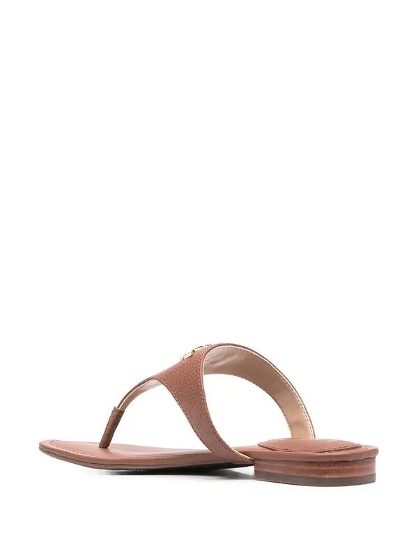 Ralph Lauren Logo-print Leather Sandals