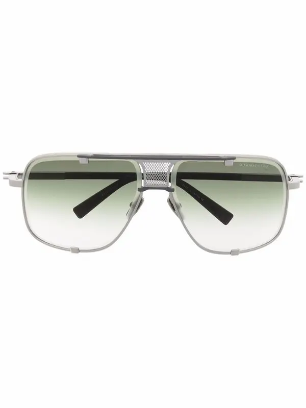 Dita Mach-five Navigator-frame Sunglasses - Black