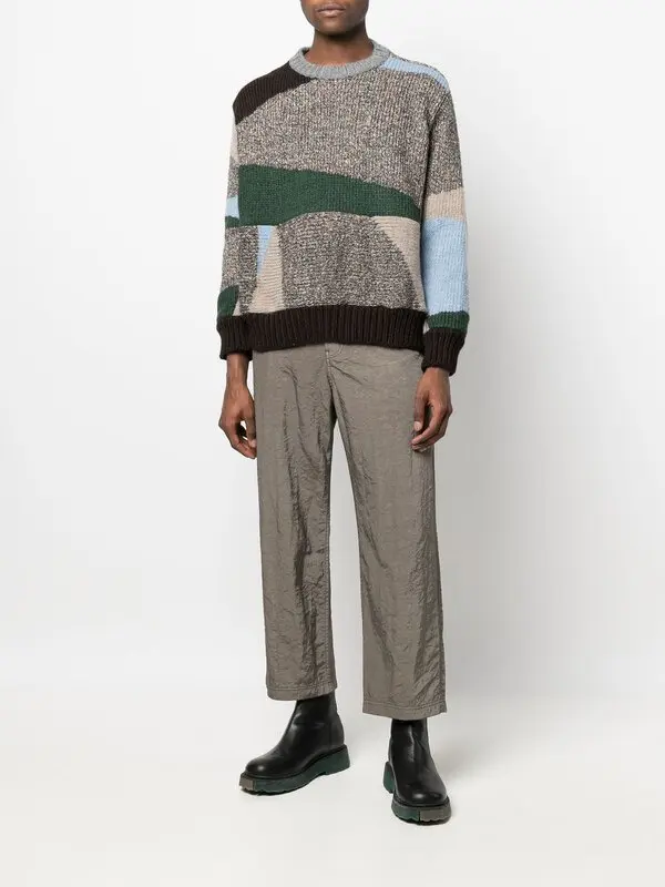 Eckhaus Latta Ab-ex Paneed Jumper