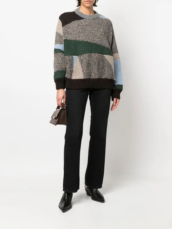 Eckhaus Latta Ab-ex Paneed Jumper