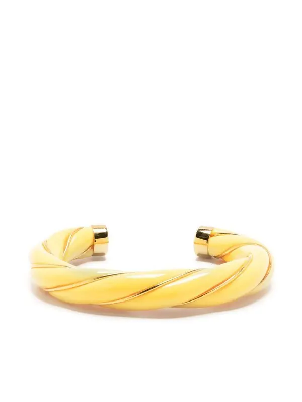 AURÉLIE BIDERMANN Diana Twisted Cuff - Yellow