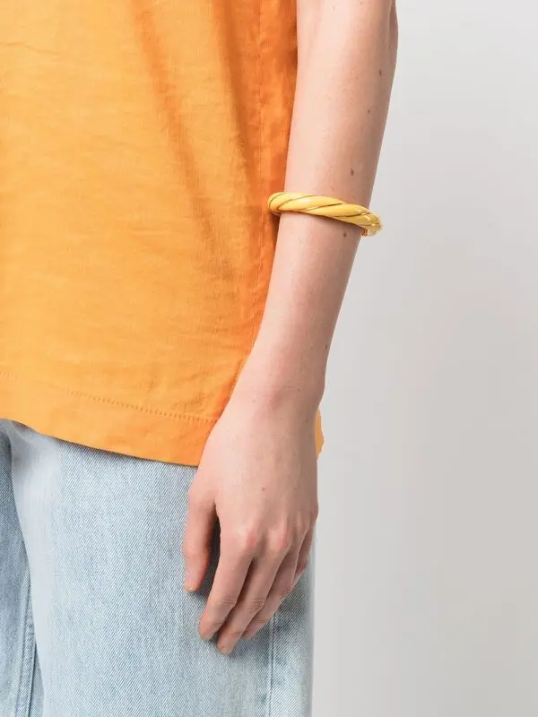 AURÉLIE BIDERMANN Diana Twisted Cuff - Yellow