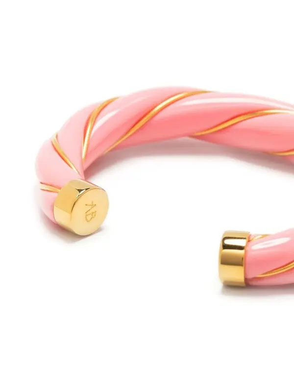AURÉLIE BIDERMANN Diana Twisted Cuff - Pink
