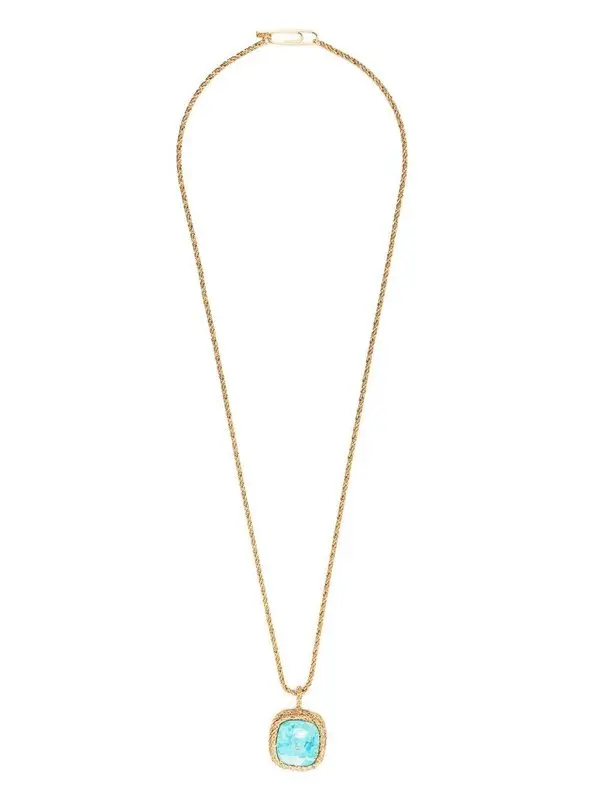 AURÉLIE BIDERMANN Miki Turquoise Long Necklace