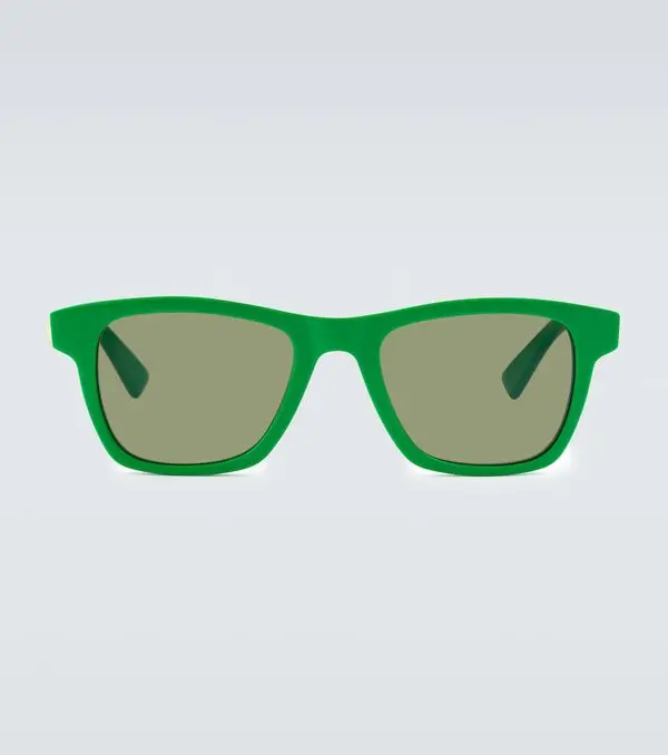 Bottega Veneta Square Sunglasses - Green