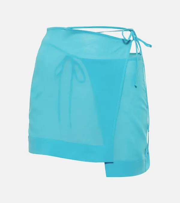 NENSI DOJAKA Asymmetric Mini Skirt - Blue