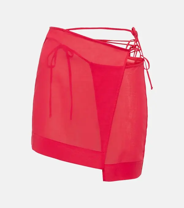NENSI DOJAKA Asymmetric Mini Skirt - Pink