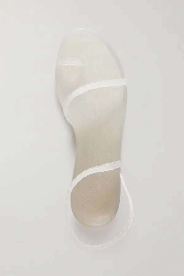 ANCIENT GREEK SANDALS Eleftheria Braided Rubber Sandals - Neutrals