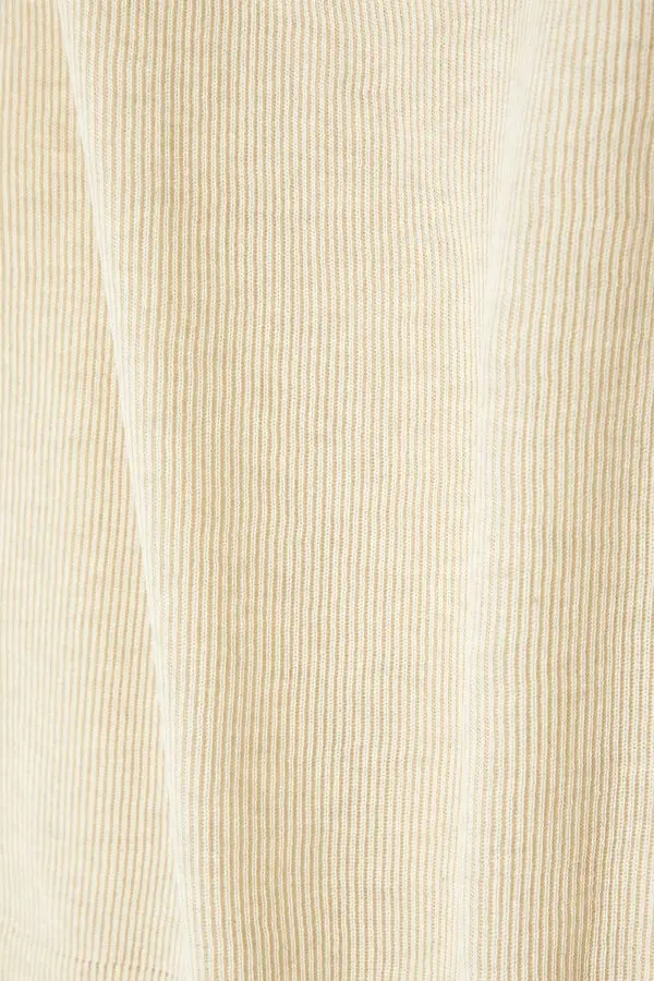 LE17SEPTEMBRE Ribbed Cotton-blend Top