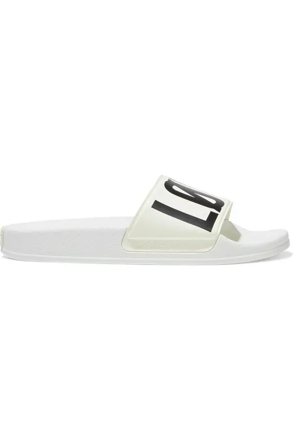 Red Valentino Printed Rubber Slides