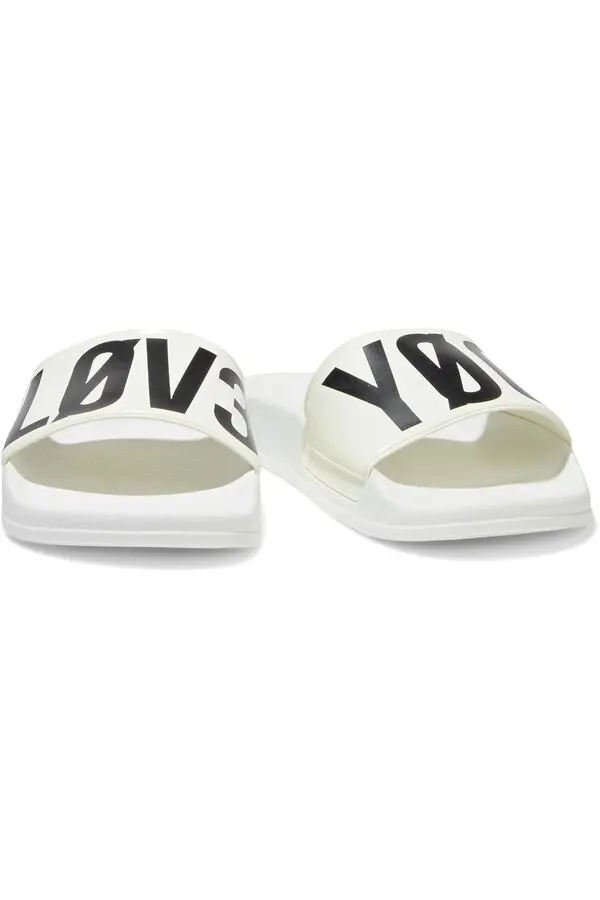 Red Valentino Printed Rubber Slides