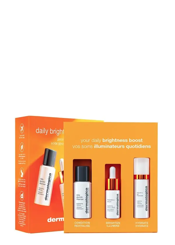 DERMALOGICA Daily Brighteness Boosters Set, Facial Cleansers, Glycolic