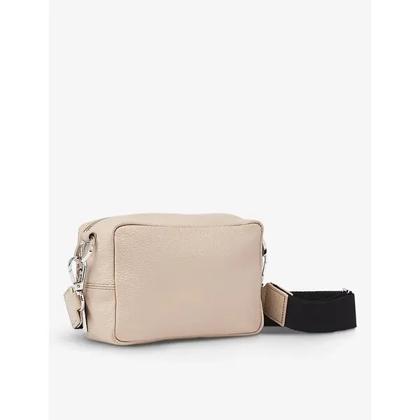 Whistles Bibi Leather Cross Body Bag - Taupe