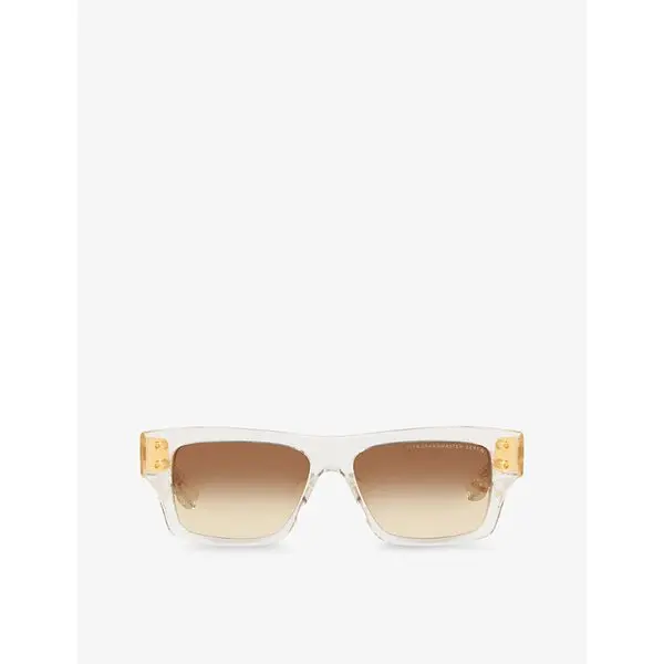 Dita Grandmaster-seven Rectangular Sunglasses - Clear