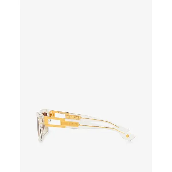 Dita Grandmaster-seven Rectangular Sunglasses - Clear