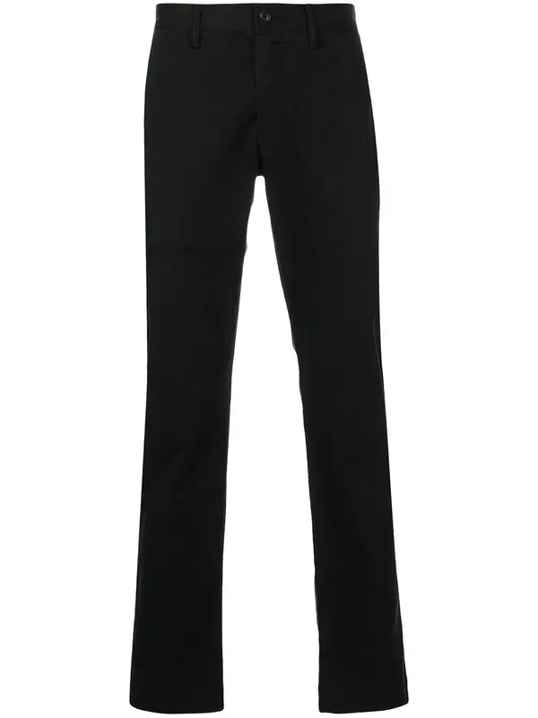 Polo Ralph Lauren Slim-fit Cotton Trousers - Black