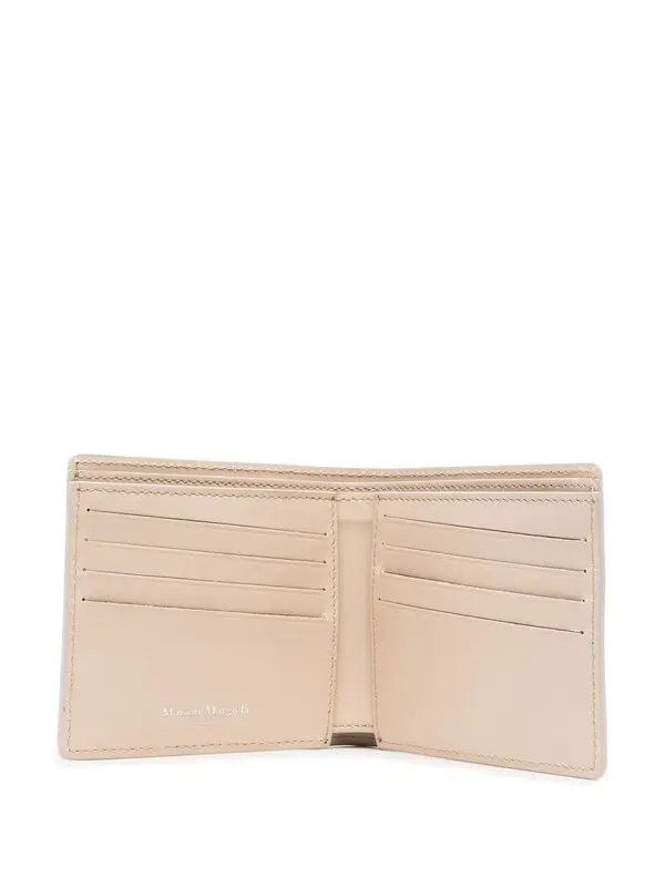 MAISON MARGIELA Four-stitch Leather Bi-fold Wallet - Neutrals