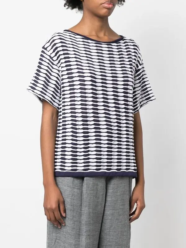 Emporio Armani Textured Knit T-shirt