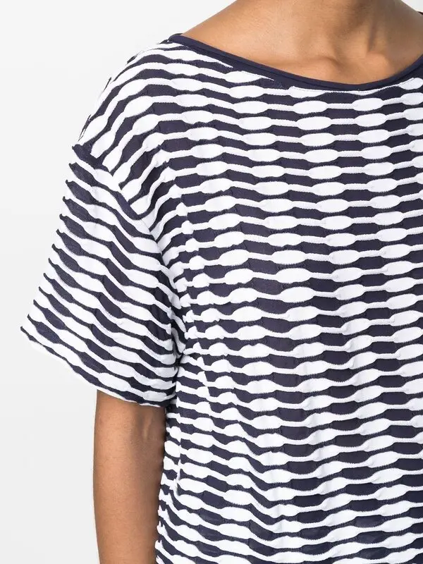 Emporio Armani Textured Knit T-shirt