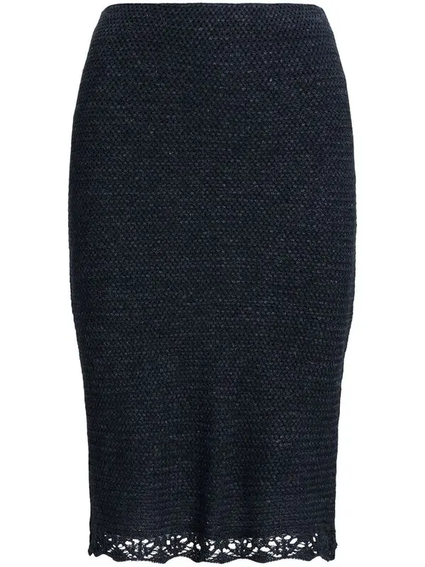 Ralph Lauren Ruffle-trim Pencil Skirt
