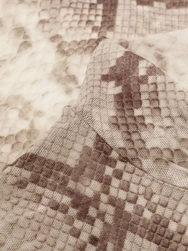 Philipp Plein Snakeskin-print Mini Dress