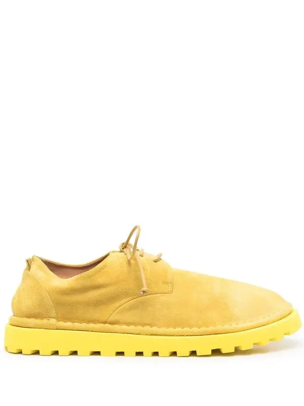 Marsèll Sancrispa Alta Suede Derby Shoes - Yellow