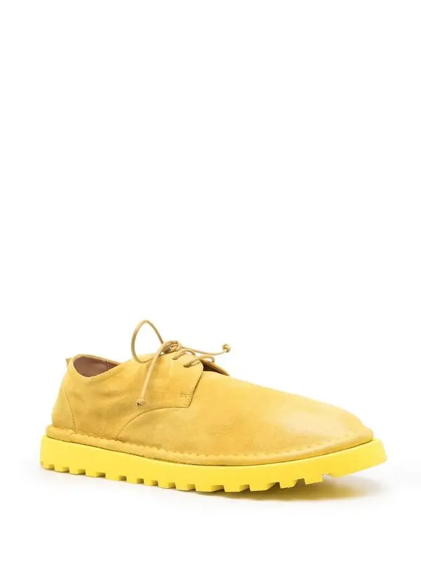 Marsèll Sancrispa Alta Suede Derby Shoes - Yellow