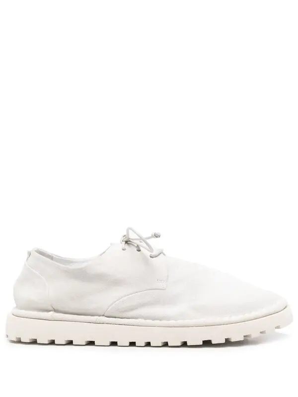 Marsèll Sancrispa Alta Suede Derby Shoes - Neutrals