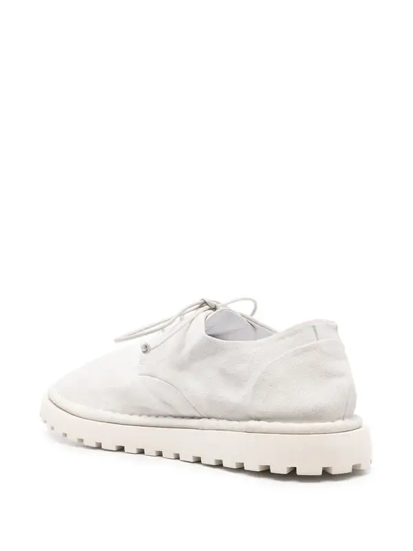 Marsèll Sancrispa Alta Suede Derby Shoes - Neutrals