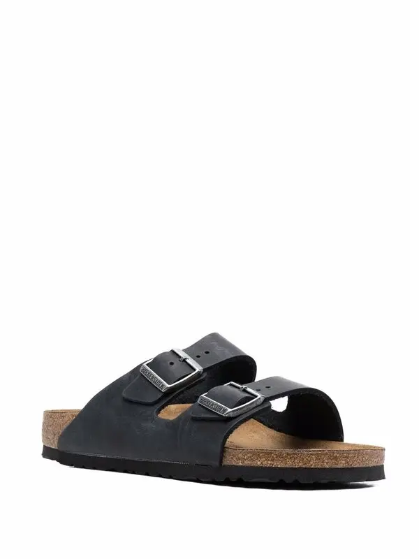 BIRKENSTOCK Arizona Buckled Sandals - Black