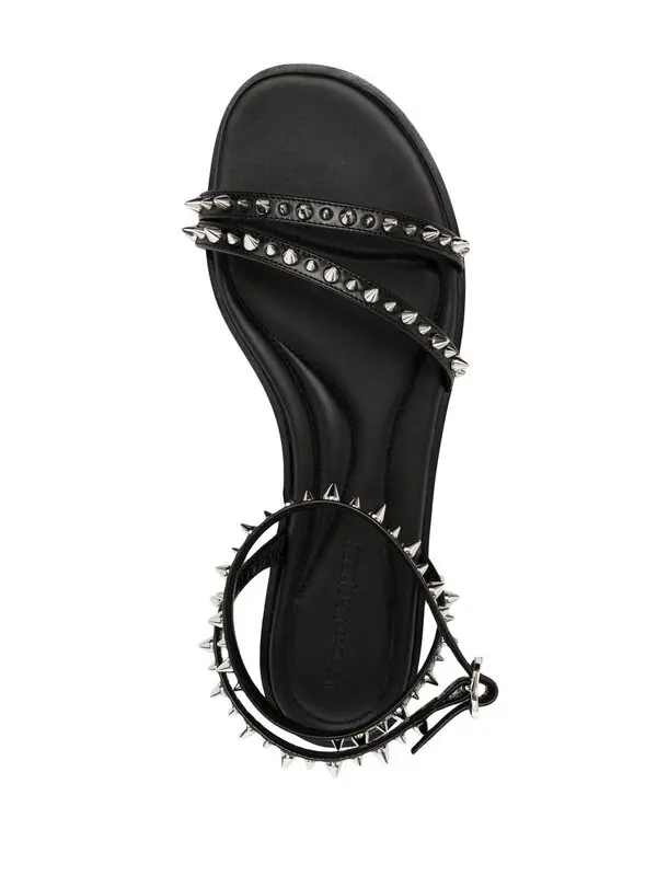 Alexander McQueen Spike-studded Leather Sandals