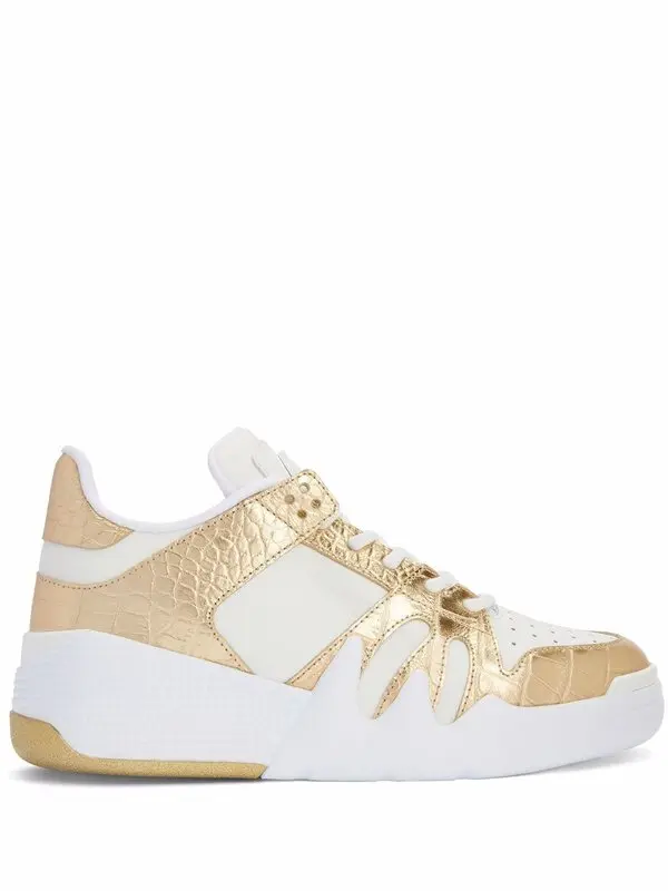 GIUSEPPE ZANOTTI Talon Mid-top Sneakers - White