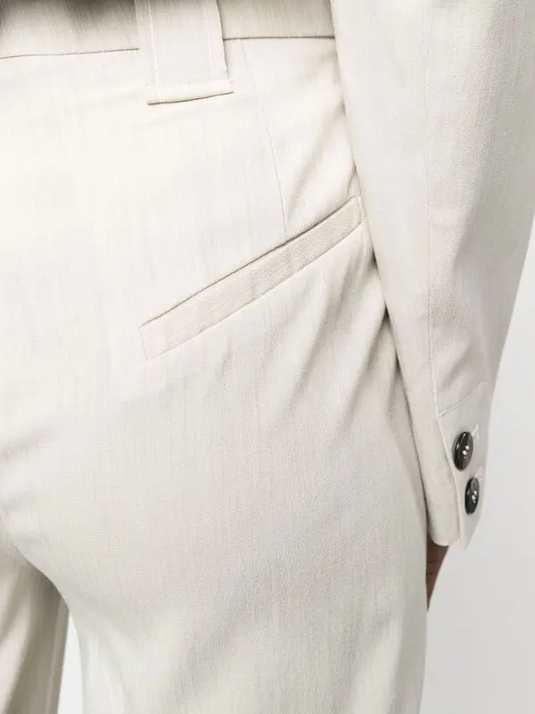 GANNI High-waisted Straight-leg Trousers