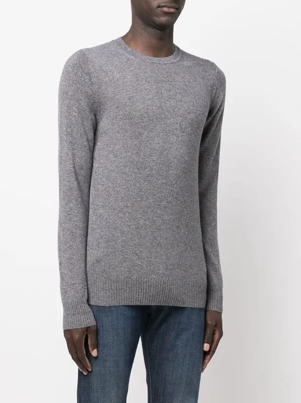 Emporio Armani Fine-knit Cashmere Jumper - Grey