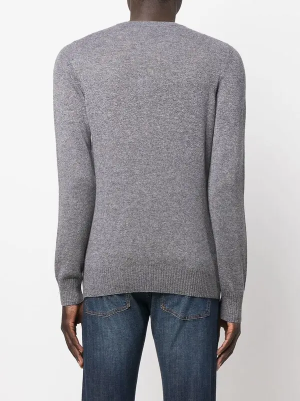 Emporio Armani Fine-knit Cashmere Jumper - Grey