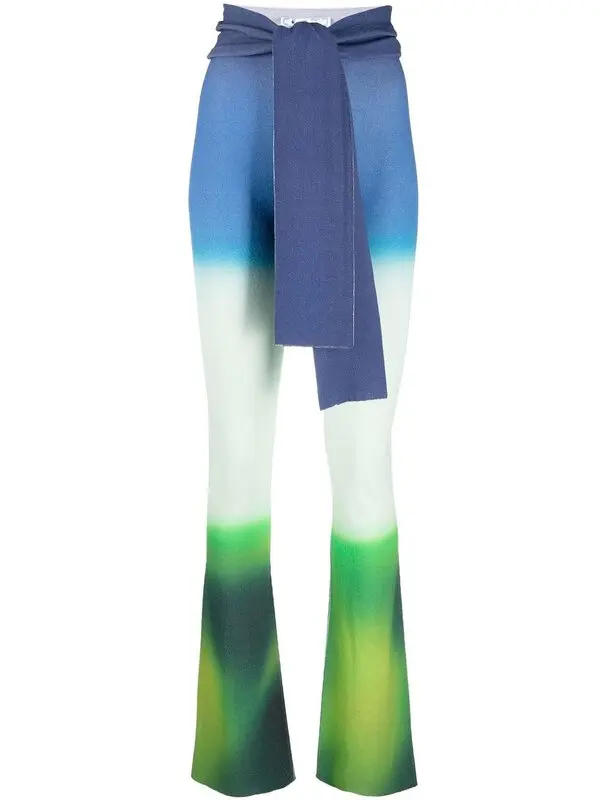 Off-White Draped Dip-dye Trousers