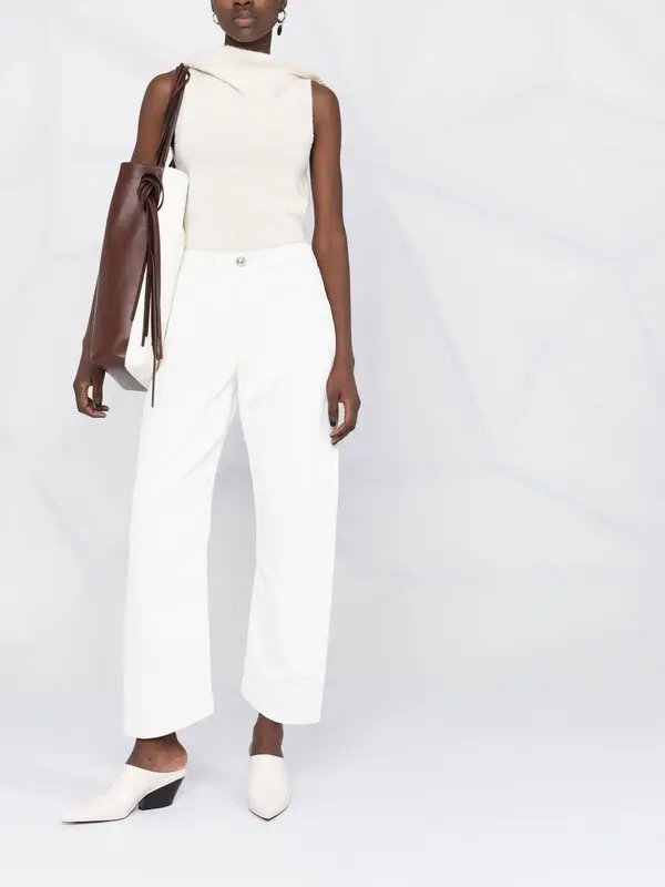 JIL SANDER High-waisted Tapered Jeans